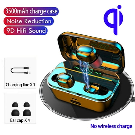 G6 Bluetooth 5.0 TWS Headphones Noise Reduction Wireless LED Digital ...