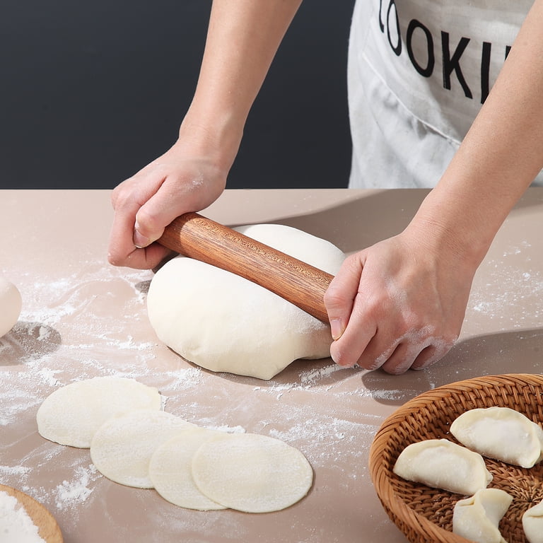 Rolling Pins 17.3-Inch Wooden Rolling Pin - Professional Straight Dowel ...