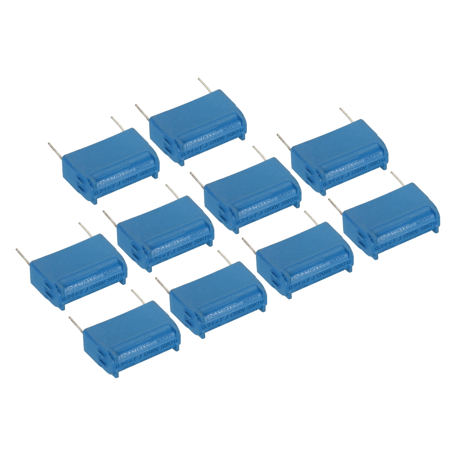 Uxcell Induction Cooker Capacitor, 10 Pack 0.24uF AC 1200V Vertical ...