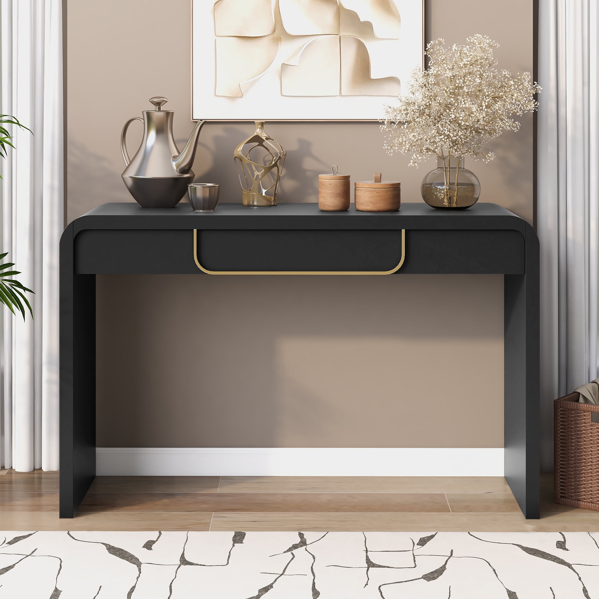 Click here for Noble House Wood Console Table With Storage  Narro... prices