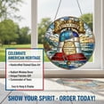 250th Anniversary U.S. Suncatcher, Crystal Glass Patriotic Bell ...