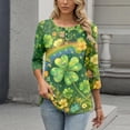 Iaqnaocc St Patrick's Day Women's Tops, Tees & Blouses Spring Irish ...