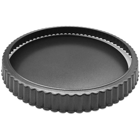 Heavy-duty non-stick pie pan with removable bottom, 28cm top diameter ...