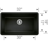 BLANCO PRECIS Super Single Undermount - Cafe Brown - Walmart.com