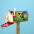 Hummingbirds Birds Spring Summer Red Flowers Blossom Mailbox Covers ...