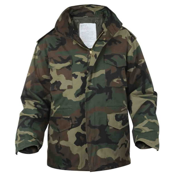 Rothco M-65 Field Jacket, Woodland Camo, 7XL - Walmart.com