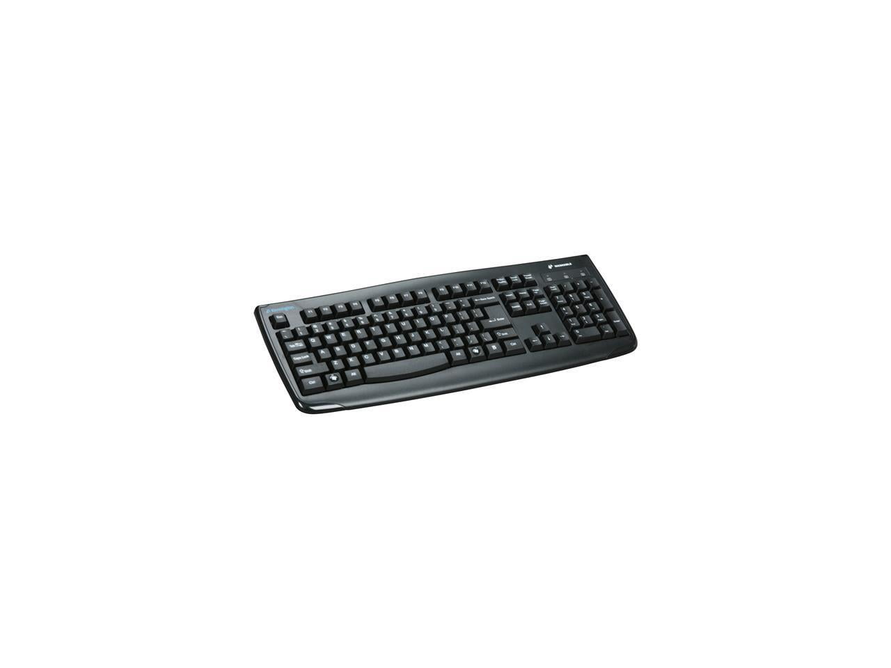Kensington Pro Fit K64407US Black 104 Normal Keys USB or PS/2 Wired ...