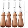 Leather Edge Skiving Beveler and Metal Leather Skiver Knife Tool Set ...