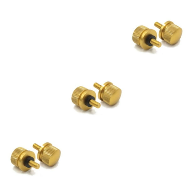 Wweixi 2piece Knurled Fender Rear Seat Bolts Screw Motorcycle ...