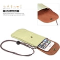 Cell Phone Neck Pouch, Unbranded PU Leather Carrying Bag with Credit ...