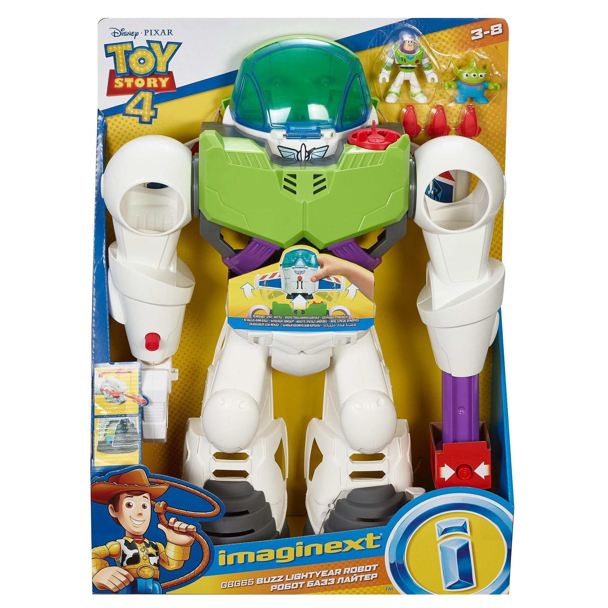 Fisher-Price Imaginext playset featuring Disney Pixar Toy Story Buzz ...