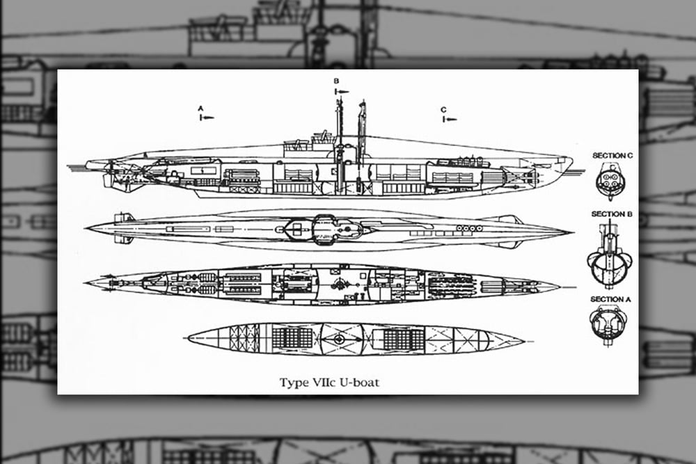 24"x36" Gallery Poster, Type VII u-boat submarine - Walmart.com