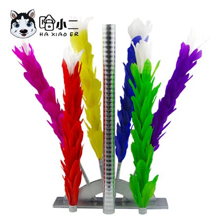 Hamed Colorful Feather Sticks Stage Magic Tricks Flower Stage Props ...