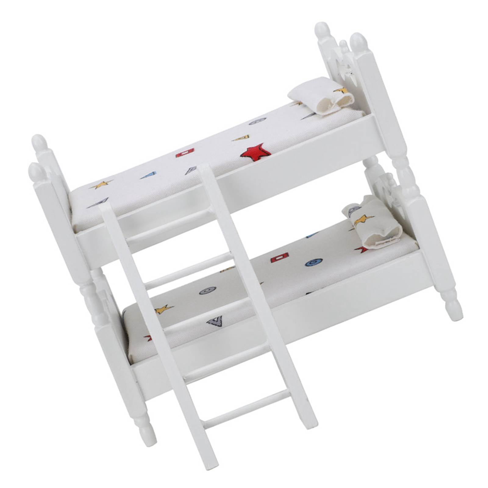 Click here for Ylshrf Bunk Bed Miniature Dollhouse Bed Dollhouse... prices