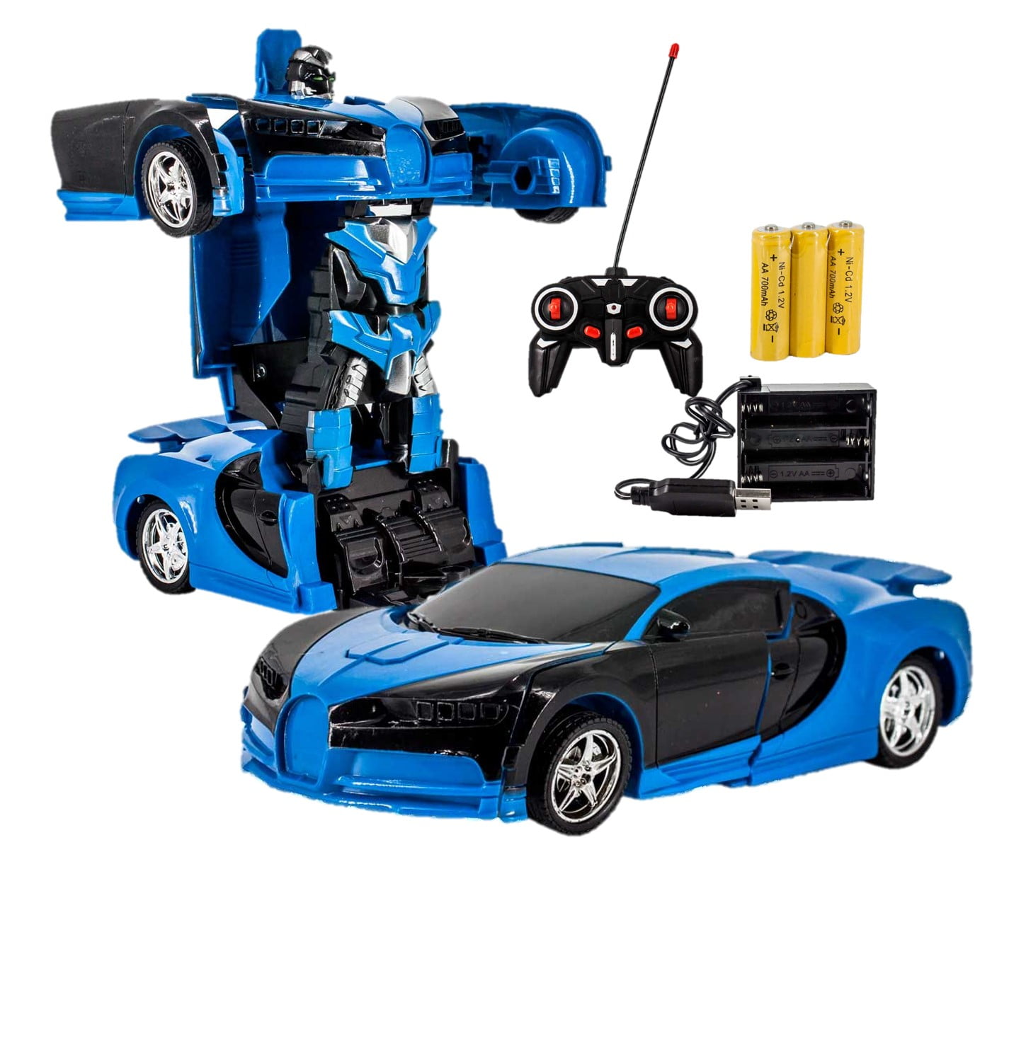 Carro Transformers A Control Remoto Robot Radio Control Baterias ...