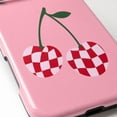 Checkered Cherry Tough Phone Case for iPhone 17 Pro Max, Pink Aesthetic ...