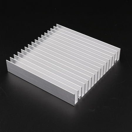 Large Aluminum Heat Sink Module 100x100x18mm for High Power Transistor ...