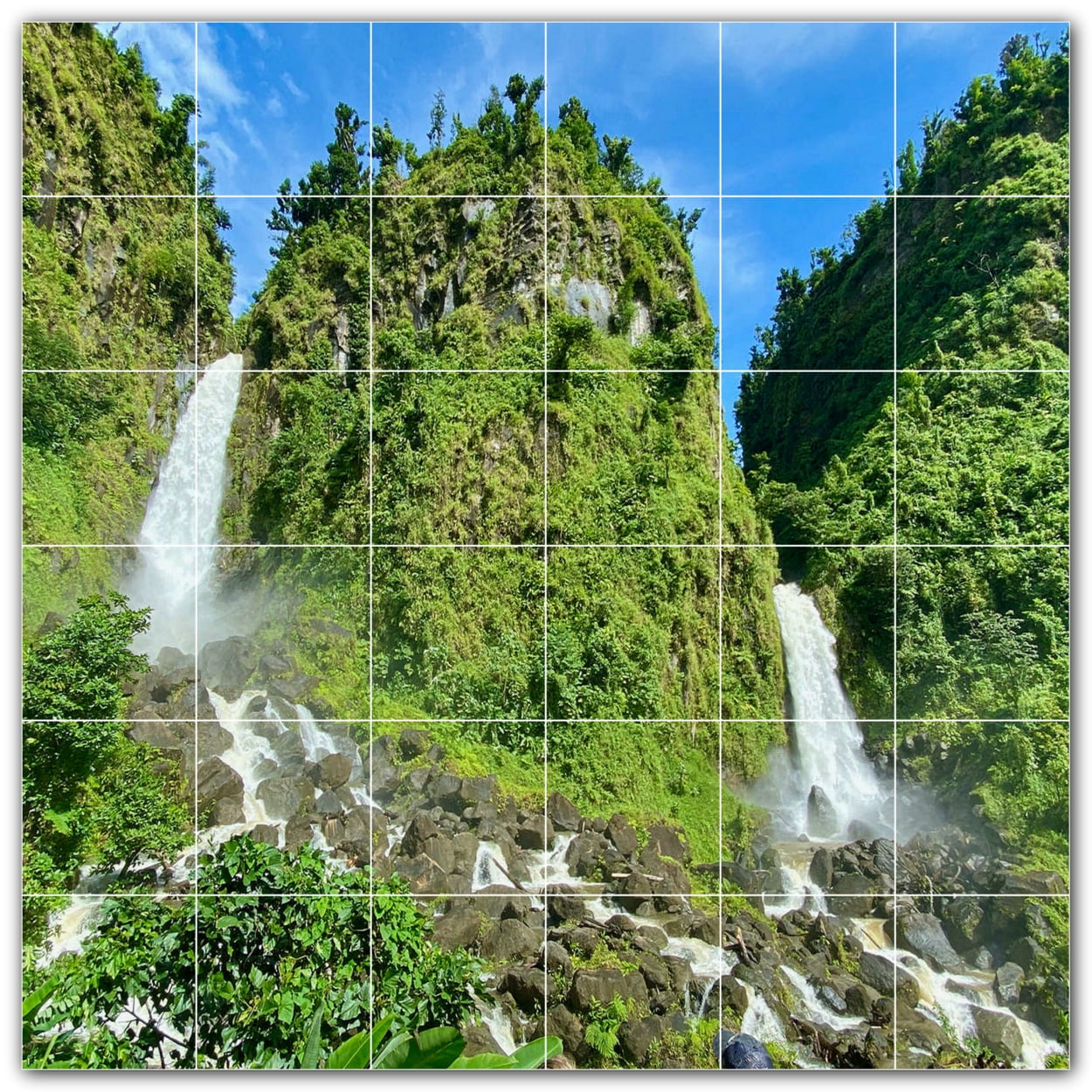 Picture-Tiles.com: Waterfalls Ceramic Tile Wall Mural WAL501112-66M. 36 ...