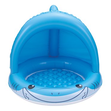 Bluescape Pink Unicorn Shade Inflatable Baby Splash Pool with Canopy ...