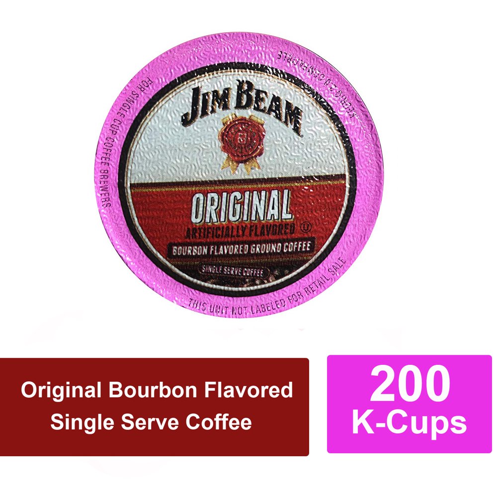 Jim Beam Original Bourbon Flavored Single Serve Coffee, 200 Cups ... Jim Beam Original Bourbon Flavored Single Serve Coffee, 200 Cups ...