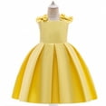 Generic Girls Gowns Kids Toddler Baby Girl Spring Summer Solid Ruffle ...