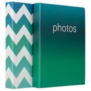 New View Gifts Blue/ Grey Chevron Photo Album 2 Pack, Holds 144 - 4"x6 ...