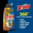 Drano Dual-Force Foamer Drain Clog Remover for Bathroom Sinks, Bathtub ...