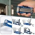 VOPPV Folding-Hex Wrench Metal Metric Allen Wrench Set Hexagonal Hex Screwdriver K29C E7W1 ...