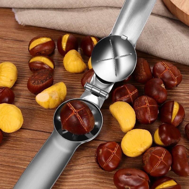 2 In1 Chestnut Machine Stainless Steel Nut Cracker Chestnut Sheath ...