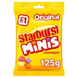 Starburst Minis Original Sweets Treat Bag 125g - Walmart.com