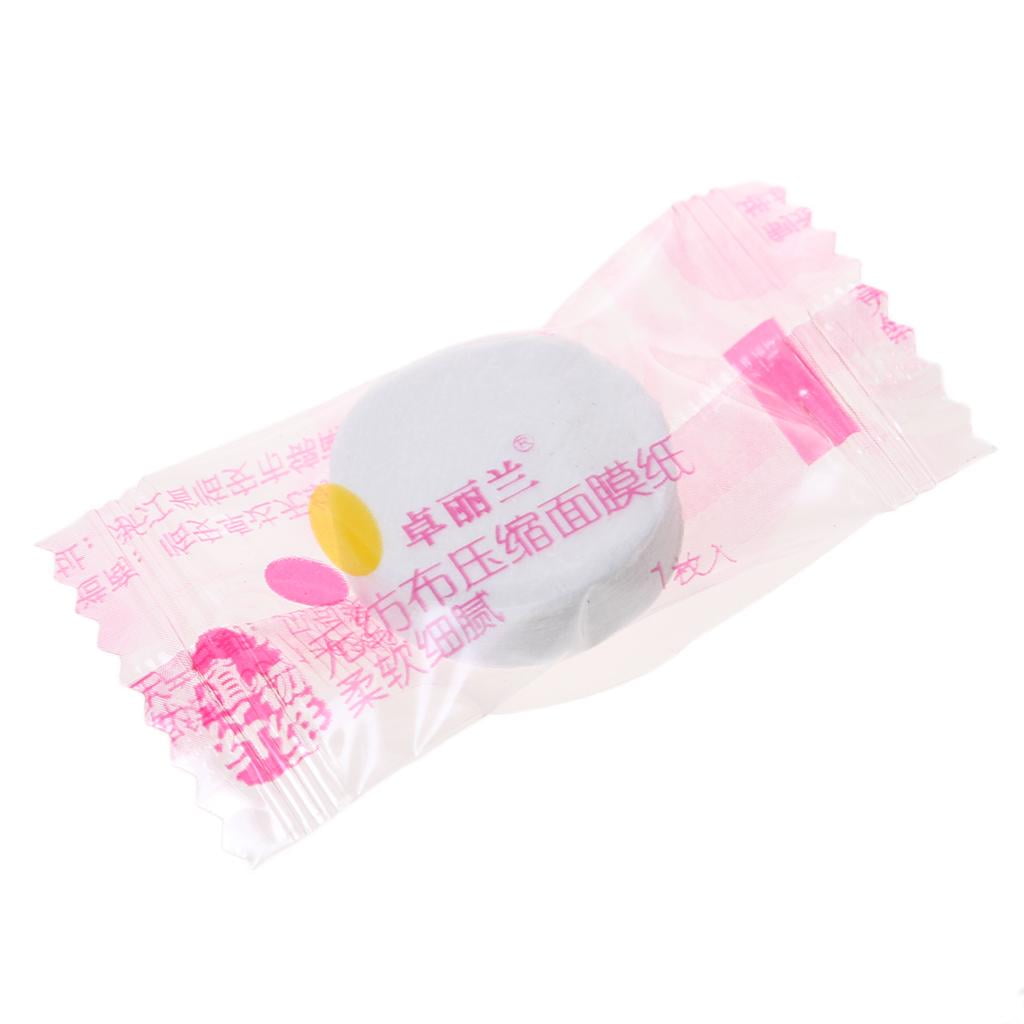 Hoja de papel de mascarilla facial comprimida Yuyangstore 100pcs | Walmart en línea