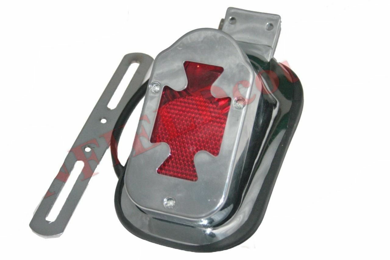 Chrome Plated Cross Phantom Tail Light Unit With Number Plate ...