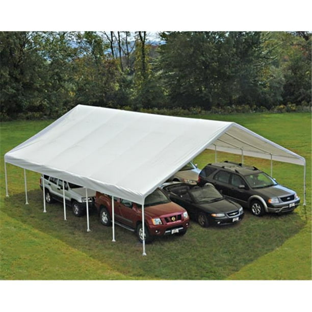 30x40 Canopy 2-.38 in. Frame White Cover - Walmart.com - Walmart.com