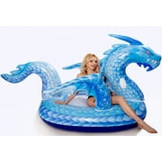 Giant Inflatable Dragon Pool Float, Cool ice Dragon raft 9 Feet Long ...