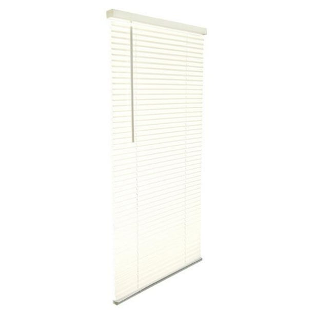 Vinyl 1 in. Mini-Blinds, 35 x 64 in. Alabaster Cordless - Walmart.ca