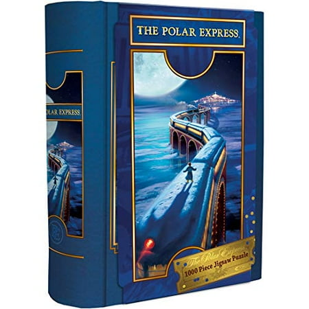 MasterPieces Holiday Polar Express Jigsaw Puzzle Collectable Book Box ...