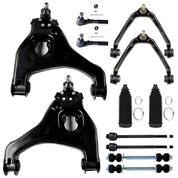 CCIYU Inner Tie Rod Ends Outer Tie Rod Ends Steering Idler Arm Pitman ...