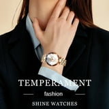 Seno Women's Watch Fashion Ocean Crystal Ladies Quartz Wristwatches ...