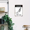 1 Humorous Bathroom Warning Sign - Dangerous Farting Zone Metal Tag ...