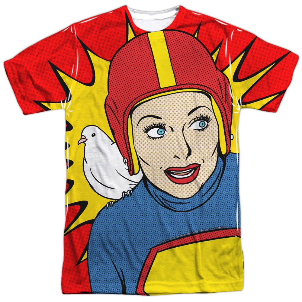 I Love Lucy - Super Lucy - Short Sleeve Shirt - Large - Walmart.com