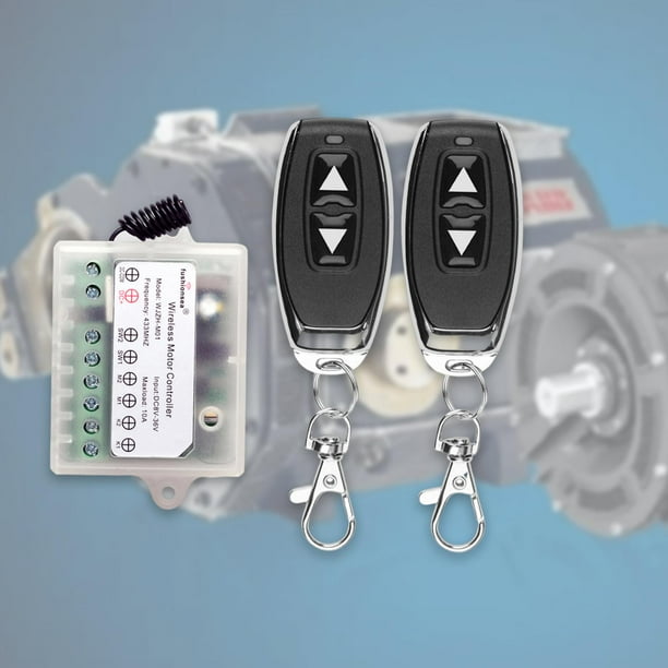 DYNWAVECA Motor Control Switch Remote Switch with 10A Relays,DC Motor ...