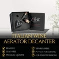 Italian Wine Aerator Decanter, Pourer, Red & White In Bottle Aerators ...