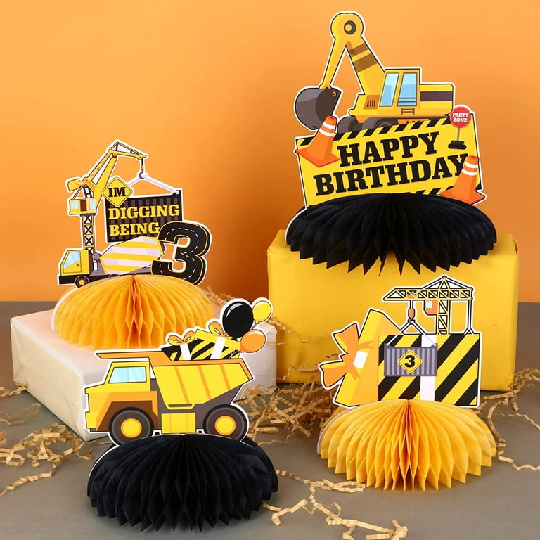 Construction Theme Centerpiece