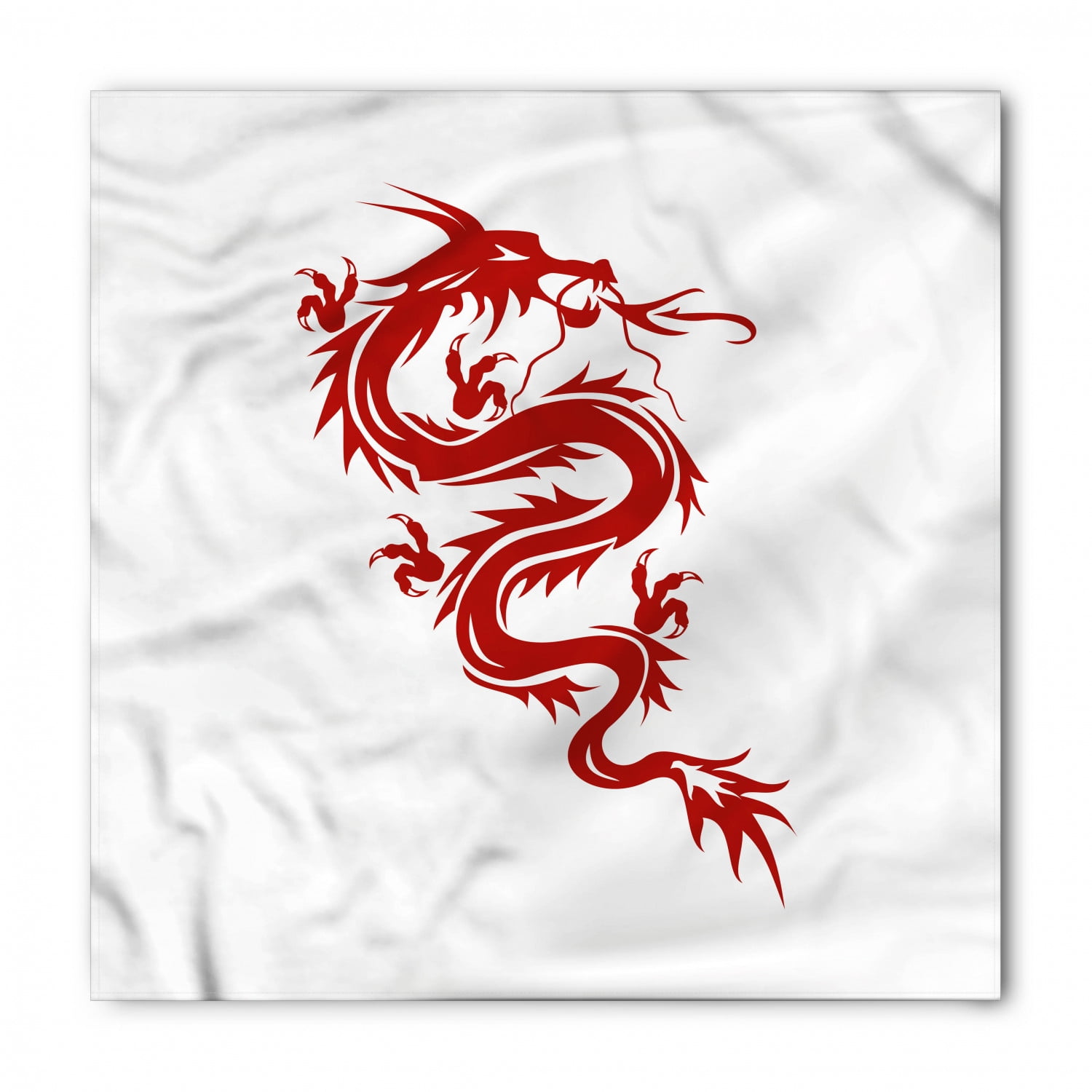Japanese Dragon Bandana, Fantasy Fiery Character Art, Unisex Head and ...