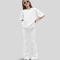Caqnni 9-10 Years Summer Outfits for Girls Girls' Short Sleeved Letter ...