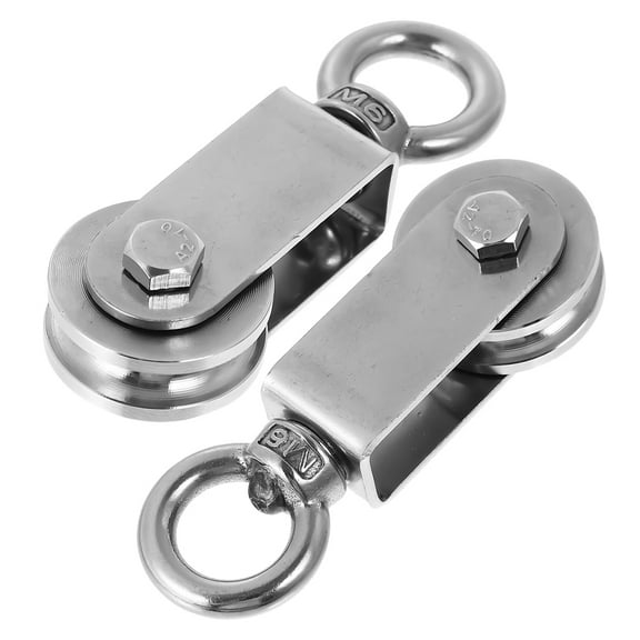 Heavy-Duty Stainless Steel Pulley System - 1.57"/1.97" Angle Iron ...