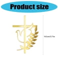 10pcs Elegant Doves Crossed Plastic Cake Toppers Cake Insert For ...