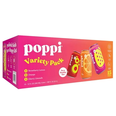 Dana Market - Poppi Prebiotic Soda Summer Variety PackPack, 12 fl. oz ...