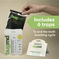 bugmd Pantry Moth Traps, 6 Count, Pheromone Adhesive, Moth Catchers for ...