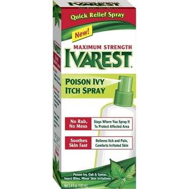 Ivarest Poison Ivy Itch Relief Cream Maximum Strength 2 oz (Pack of 3 ...